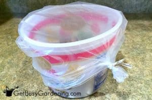 How To Prepare Containers For Winter Sowing - Get Busy Gardening