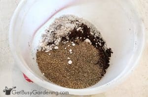 How To Make Your Own Seed Starting Mix Cheap & Easy - Get Busy Gardening