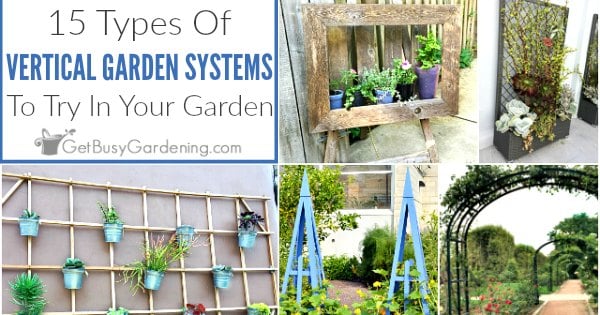 15 Types Of Vertical Gardening Systems & Supports - Get Busy Gardening