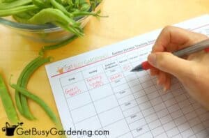 Free Garden Harvest Tracking Sheet & Guide - Get Busy Gardening