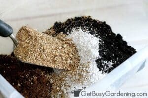 7 Easy DIY Potting Soil Recipes To Mix Your Own - Get Busy Gardening
