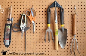 How To Organize Gardening Tools & Supplies