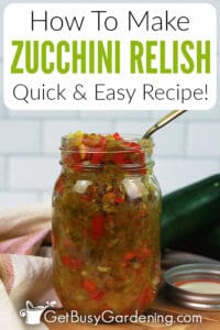 Zucchini Relish Recipe - Quick, Easy & Delicious