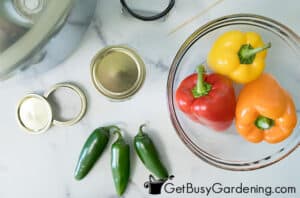 Canning Peppers - Complete How To Guide - Get Busy Gardening