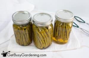 Canning Asparagus: Safe & Easy Recipe - Get Busy Gardening