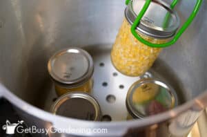 Canning Corn - The Complete How To Guide - Get Busy Gardening